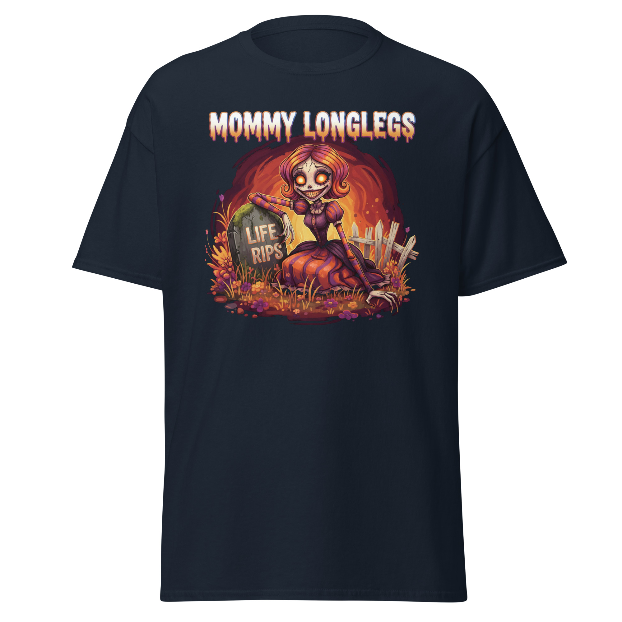 Mommy Longlegs Life Rips – Creepy Cute Graveyard Cartoon Shirt - Custom ...
